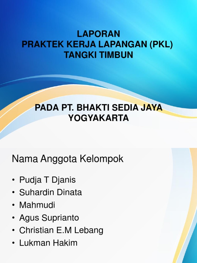 PP Tangki Timbun PUBT&TT | PDF