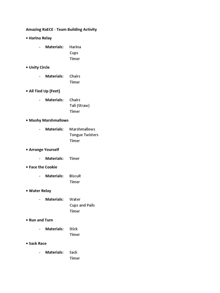 Obstacles List | PDF