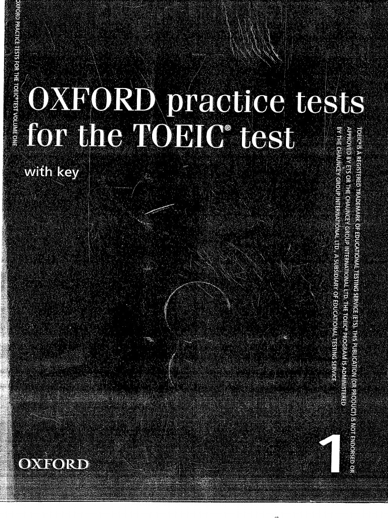 Oxford Practice Tests For The Toeic Test 1 PDF | PDF