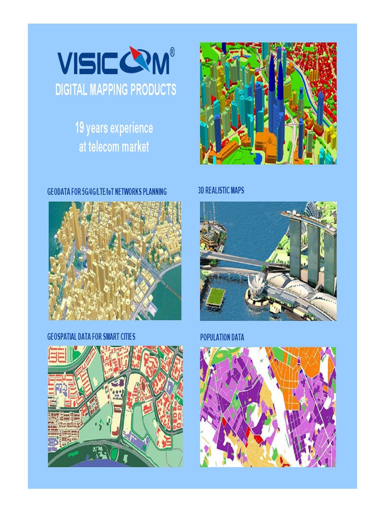 VISICOM Digital Maps | PDF | Geographic Information System | Geographic ...