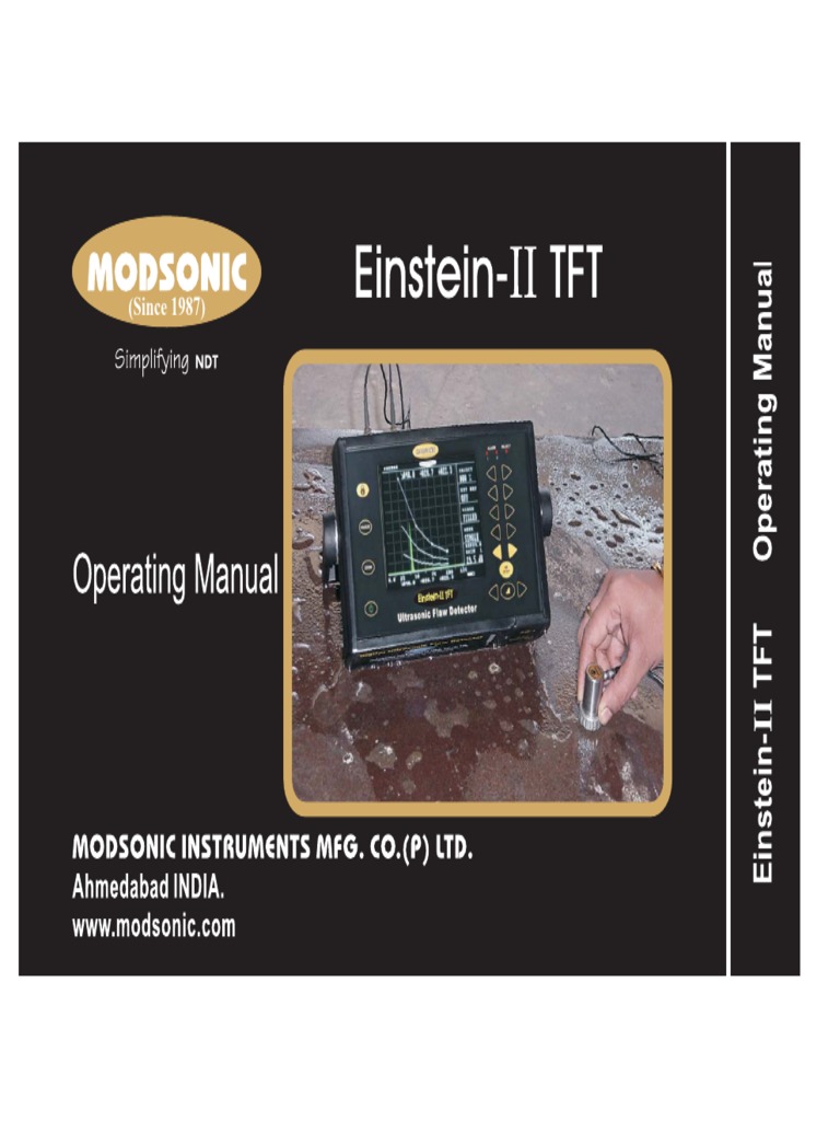 (Since 1987) : Einstein-TFT II | PDF | Ultrasound | Battery Charger