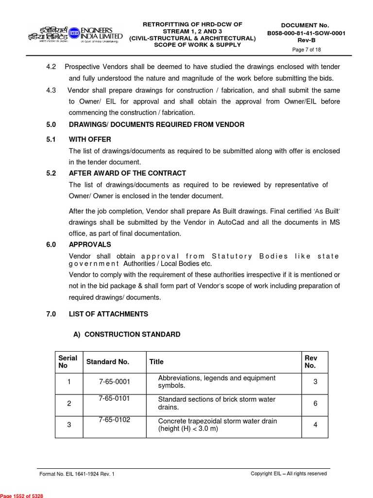 Standard DRG List-2 | PDF | Engineering | Building Engineering