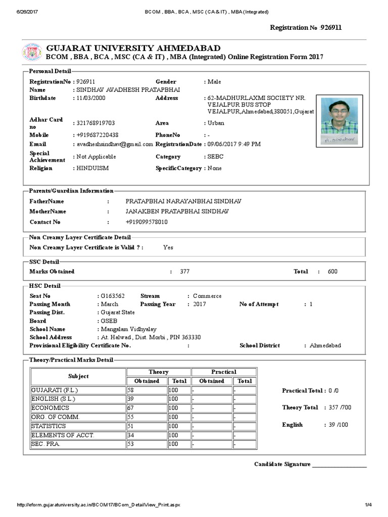 Bcom, Bba, Bca, MSC (CA & It), Mba (Integrated) | PDF | Government