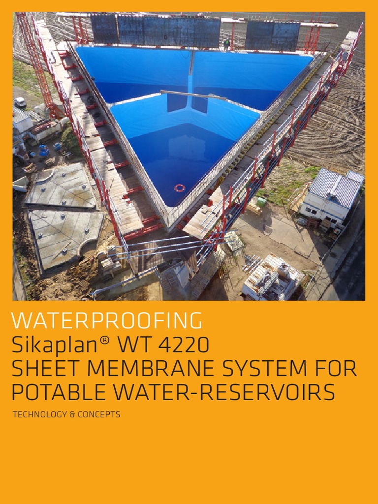 Sikaplan WT 4220 Sheet Membrane Potable Water Reservoirs Eng | Welding ...