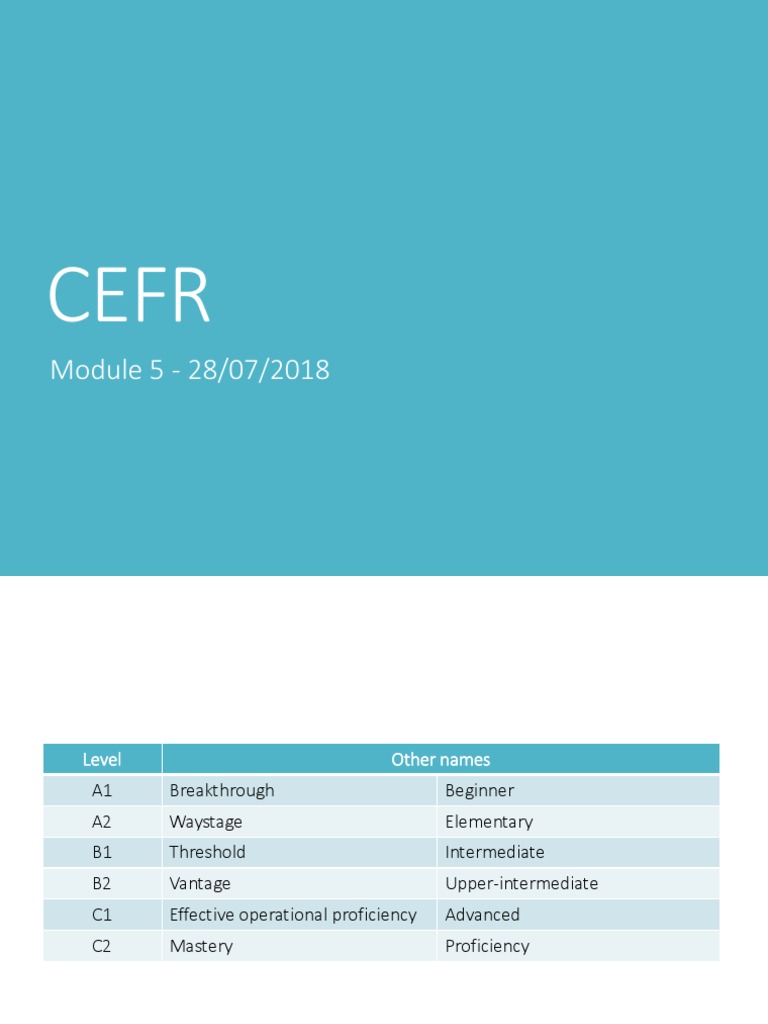 CEFR | PDF | Humanities Education | Learning