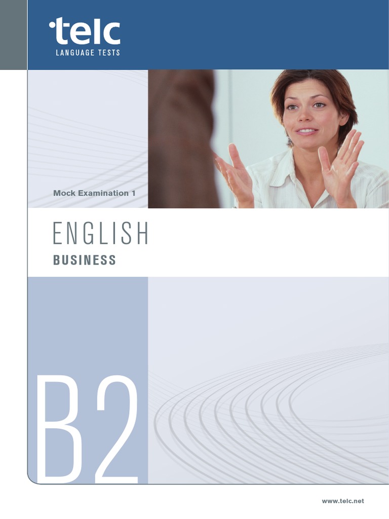 Telc English b2 Business Uebungstest PDF | PDF | Turnover (Employment ...