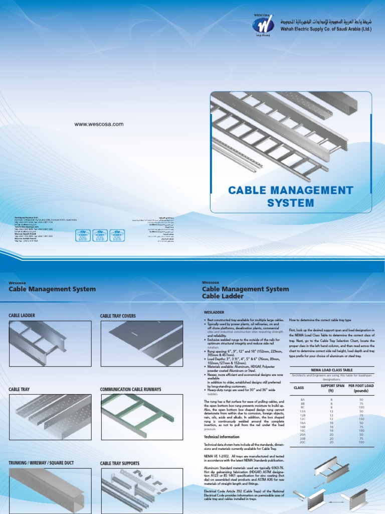 Cable Tray | PDF | Building Engineering | Building Materials