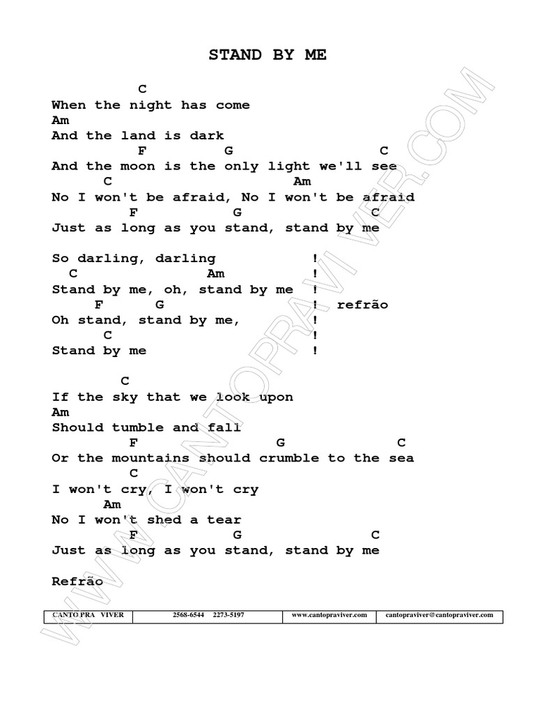 Stand By Me song lyrics | PDF