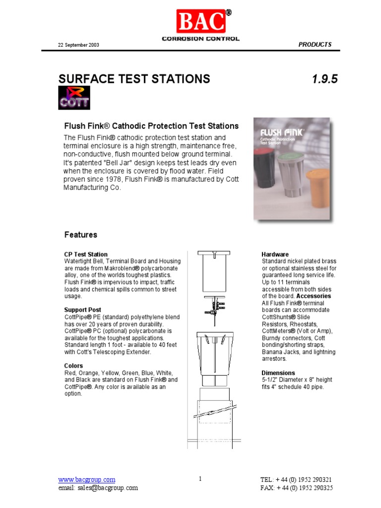1.9.5 Surface Test Station PDF | Download Free PDF | Pipe (Fluid ...