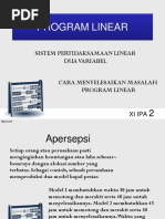 VII. Contoh Soal Program Linear Metode Grafik | PDF