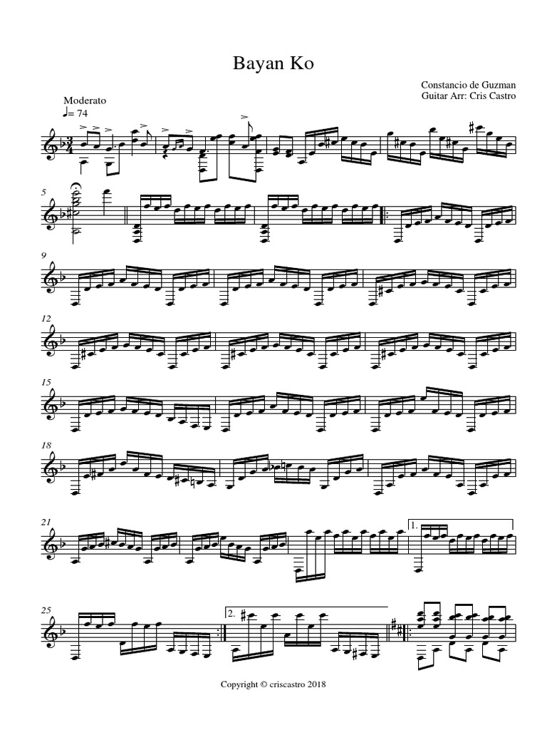 Bayan-Ko | Musical Forms | Musical Compositions