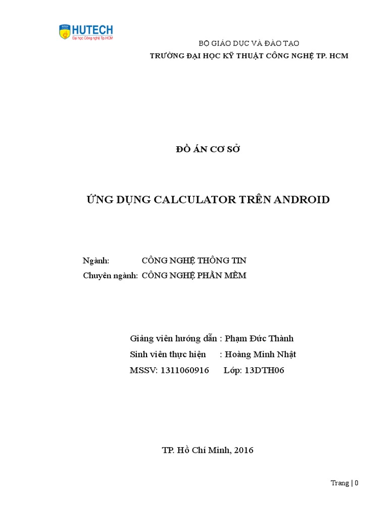 Bao Cao Calculator | PDF