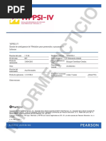 Copia de MANUAL DE APLICACIÓN Y CORRECCIÓN - WPPSI IV | PDF