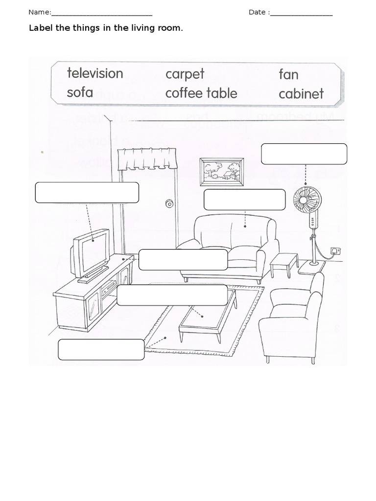 Living Room Label | PDF