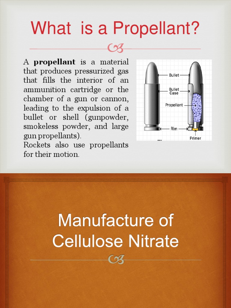 What Is A Propellant? | PDF | Chemistry | Chemical Substances