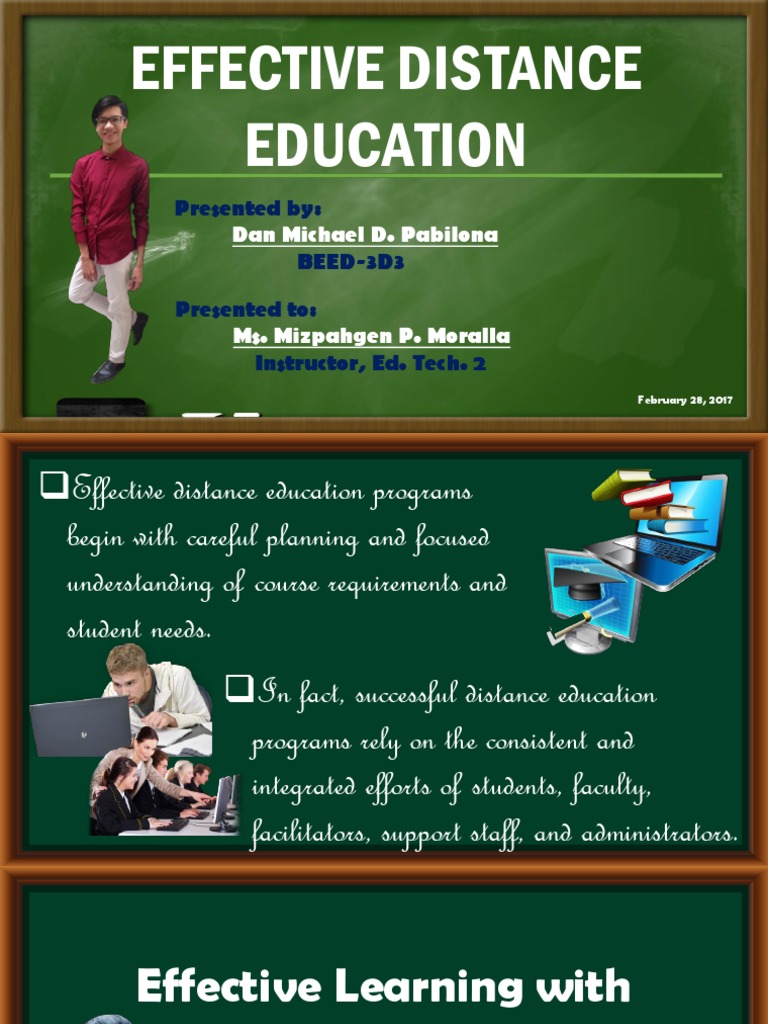 Effective Distance Education | PDF | Distance Education | Teachers