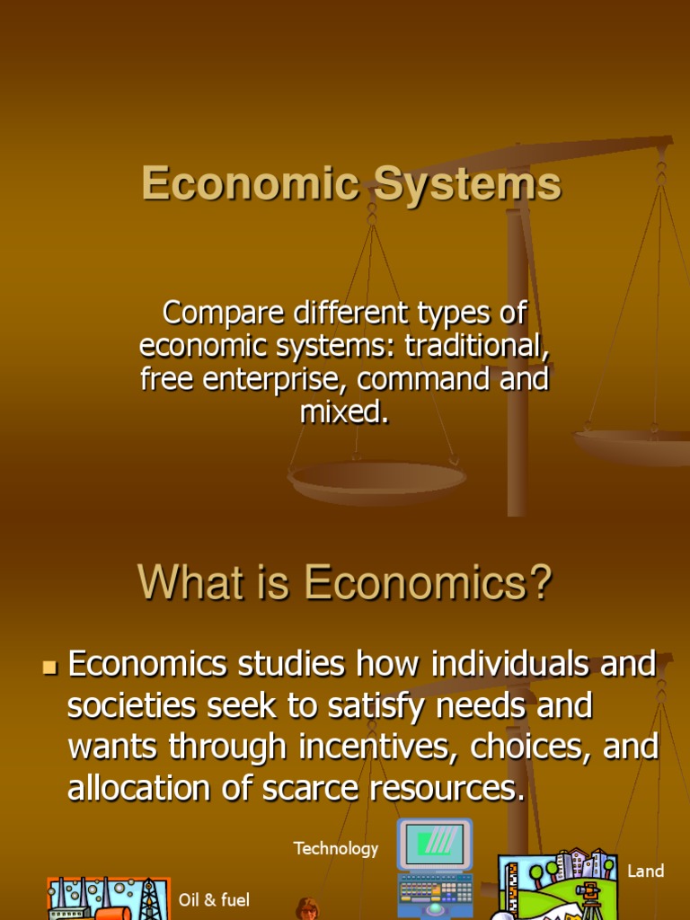 Compare Economic Systems Types Traditional Free Command Mixed | PDF ...