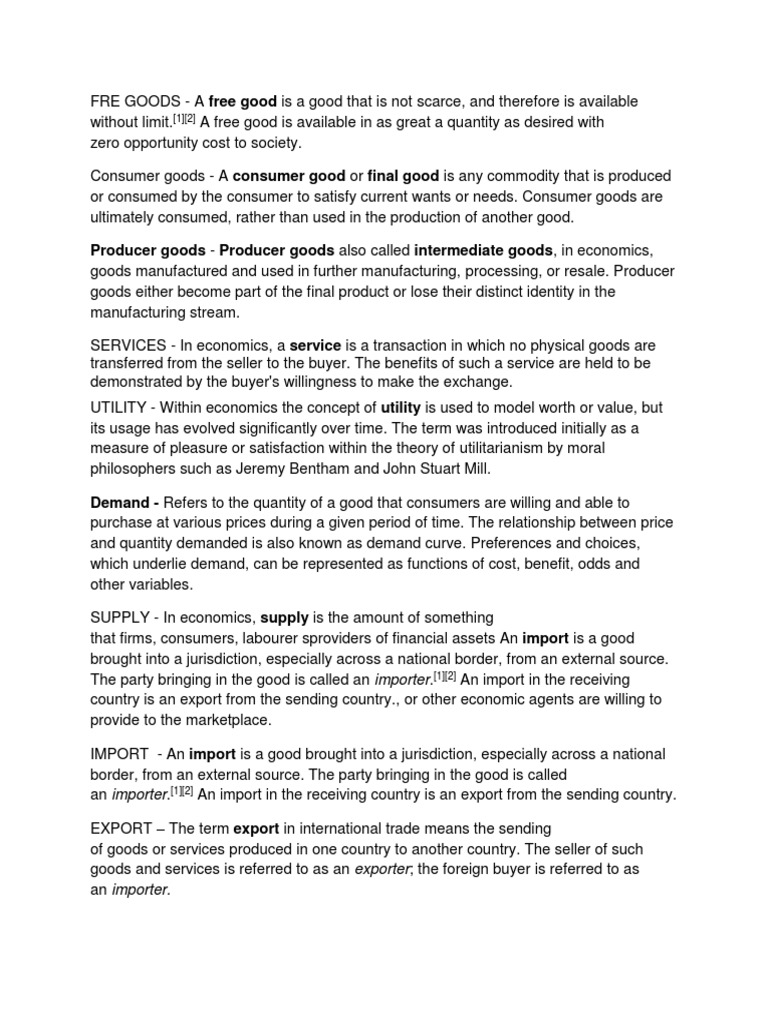 Producer Goods - Producer Goods Also Called Intermediate Goods, in ...