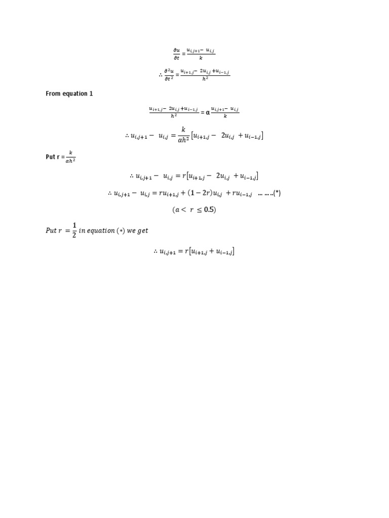 Numerical Analysis Equation Guide | PDF