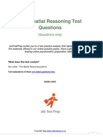 Spatial Orientation & Reasoning Tests - 45 Free Questions (2024) | PDF ...