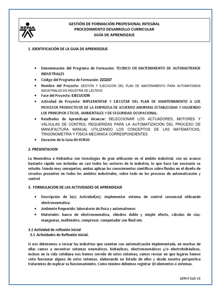 Guia Electroneumatica | PDF | Neumática | Solenoide