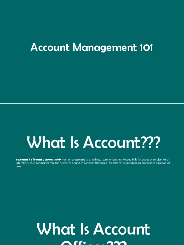Account 101 | PDF | Supply Chain Management | Business Economics