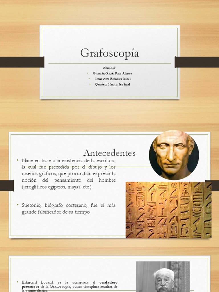 Historia y Principios de la Grafoscopía | PDF | Escritura | Papel