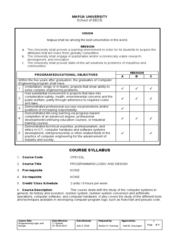 Programming Logic and Design | PDF | Engineering | Computer Programming
