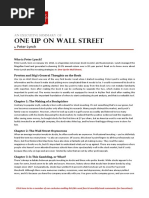 One Up On Wall Street | PDF