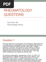 Rheumatology Physical Exam Guide | PDF | Finger | Hand