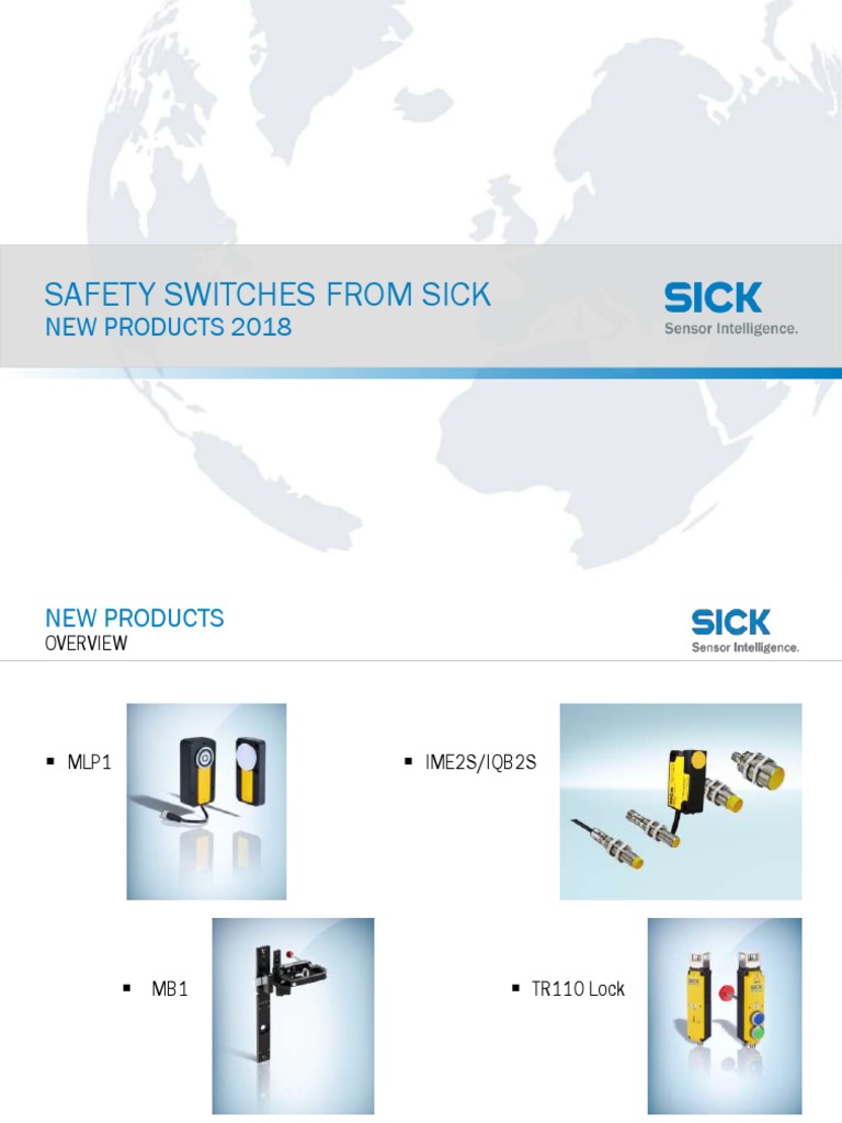 SICK Safety Switches New Products 2018 | PDF | Lock (Security Device ...