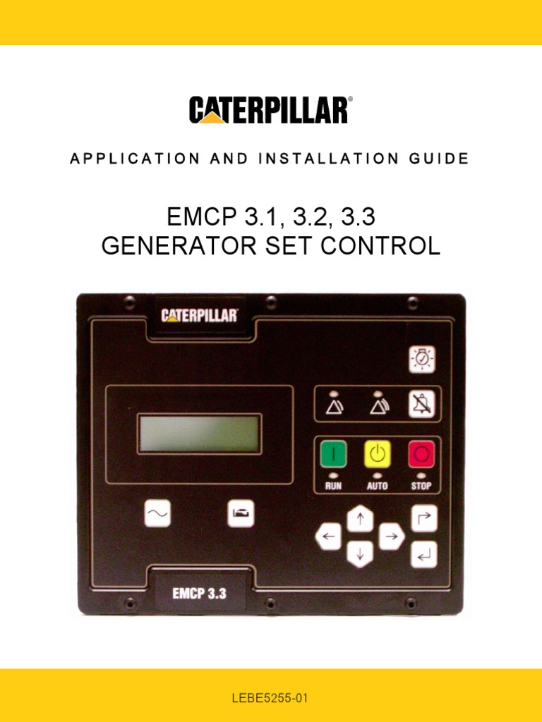 Emcp 3.1, 3.2, 3.3 Generator Set Control PDF | PDF