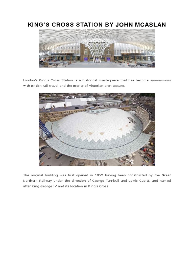 King's Cross Station: A Victorian Icon | PDF | Art | Classics
