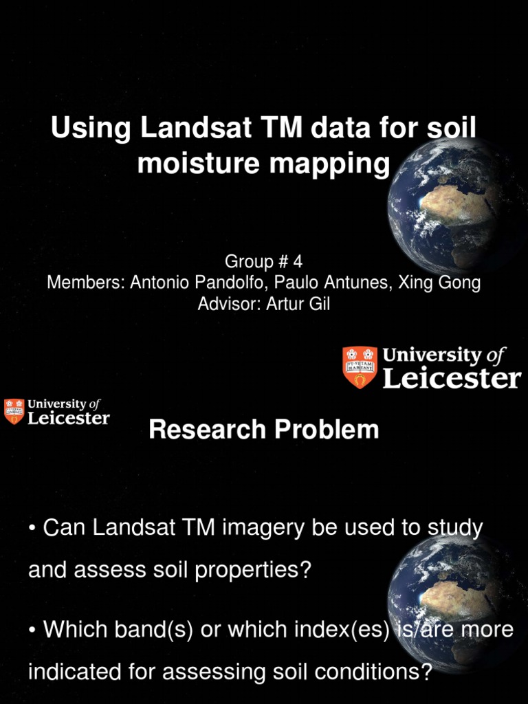 UsingLandsatTMdataforSoil Moisture Mapping PDF | PDF | Remote Sensing ...