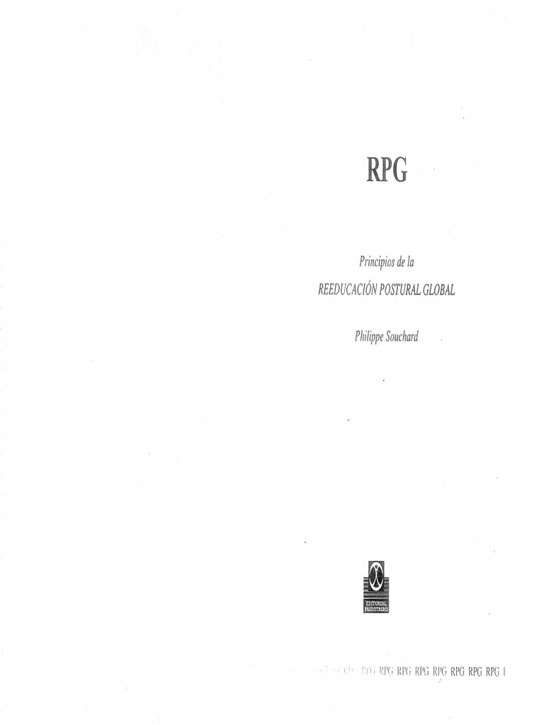 Principios de La Reeducacion Postural Global Philippe Souchard PDF | PDF