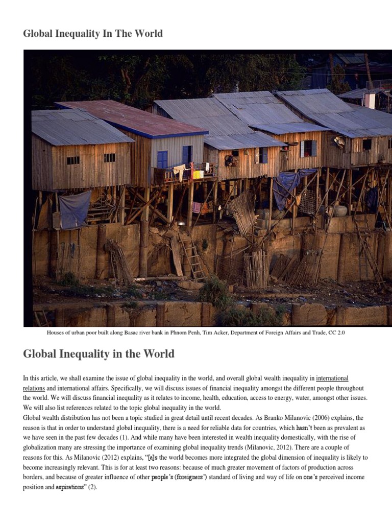 Global Wealth Inequality Overview | PDF | Economic Inequality ...