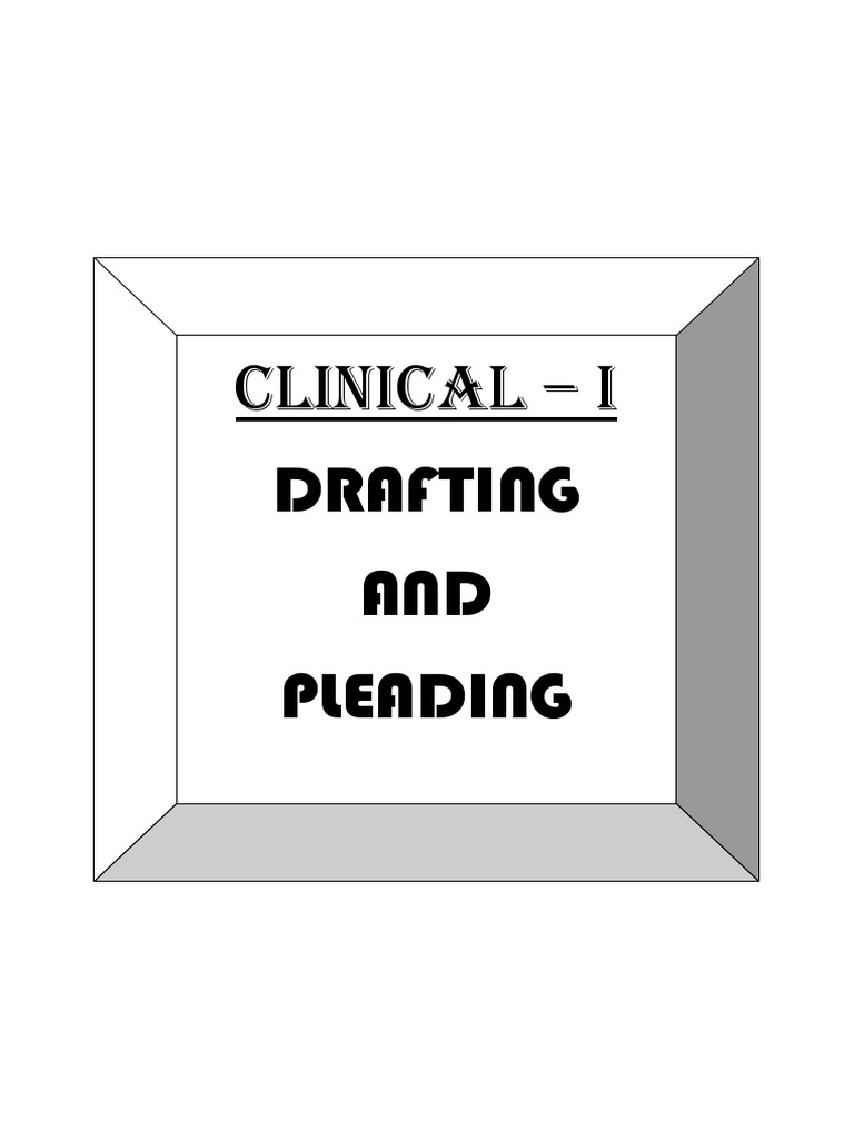 All Drafting and Pleading Format | PDF | Affidavit | Lawsuit