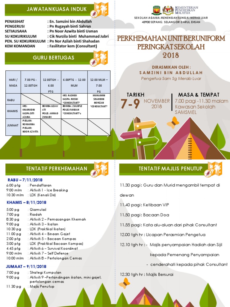 Buku Program Perkhemahan PDF | PDF