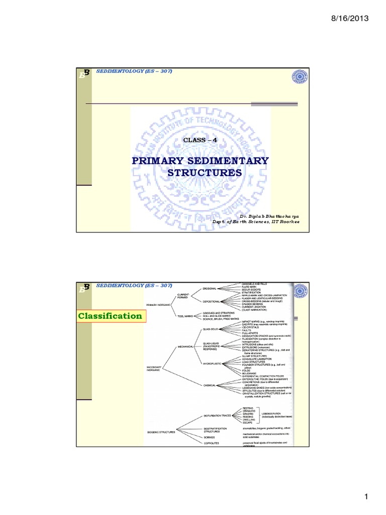 Sedimentology: Primary Structures & Cross-Strata | PDF