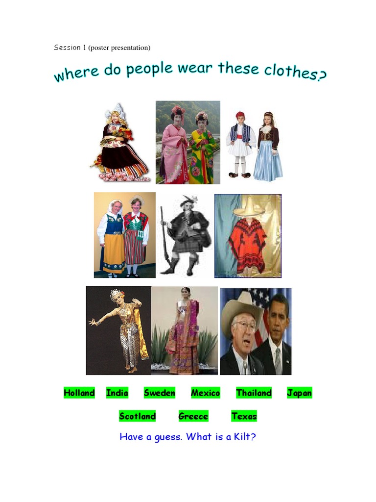 Clothes Didactic Unit | PDF | Human Appearance | Clothing
