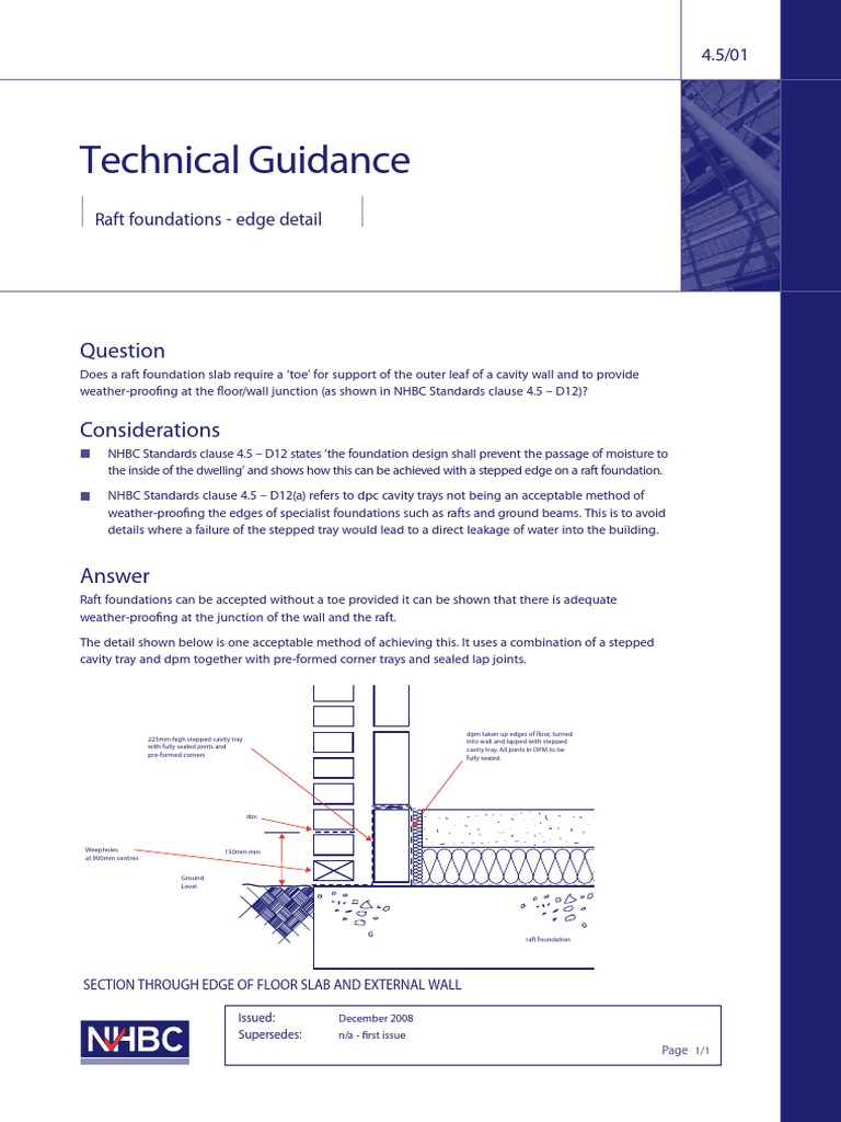 NHBC DPM | PDF | Civil Engineering | Structural Engineering