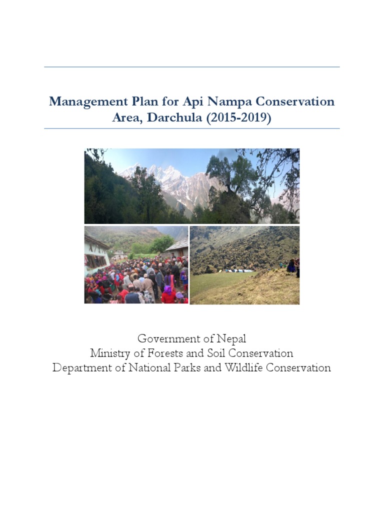 Conservation Area Management Plan | PDF | Himalayas | Protected Area