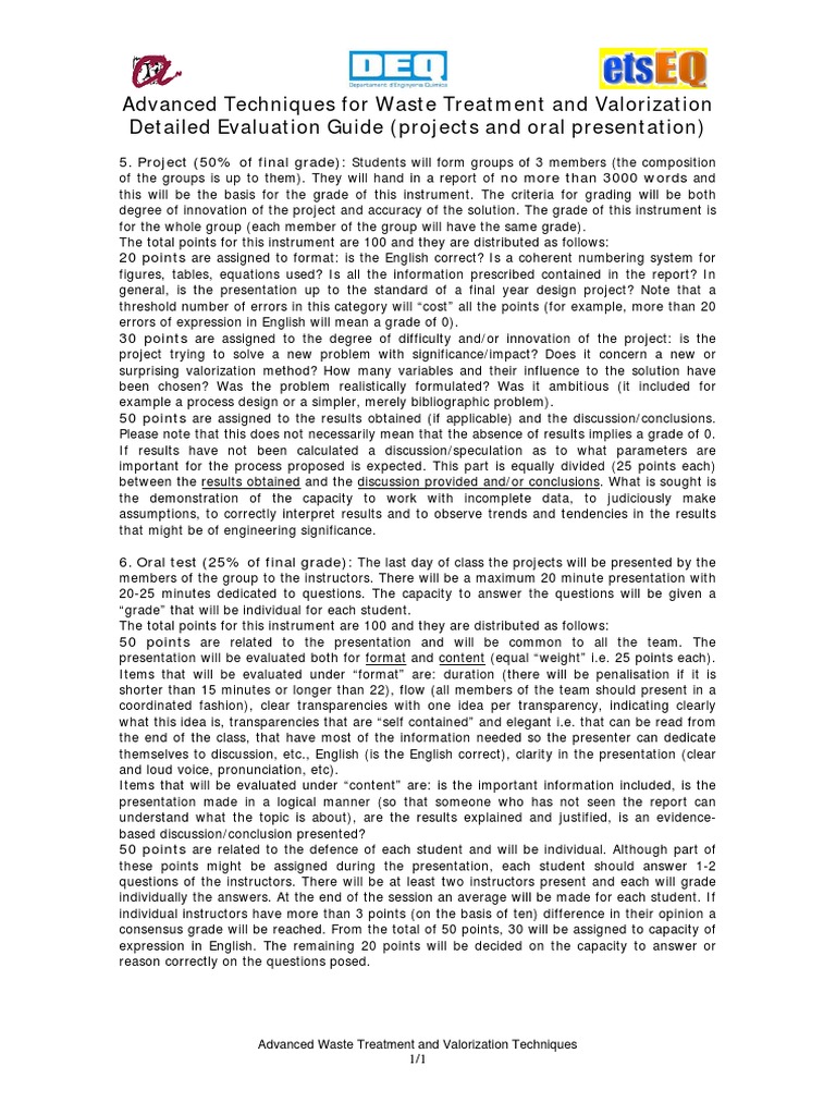 Detailed Evaluation Guide | PDF | Design | Evaluation