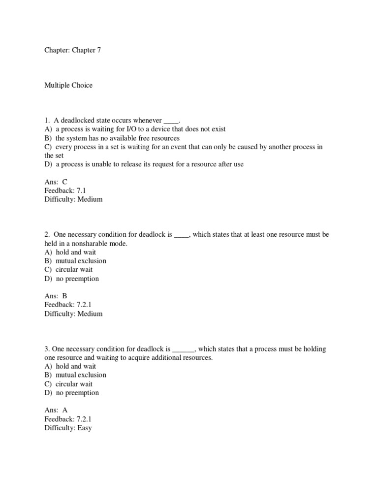 CH7 Operating System Concepts | PDF | Concurrent Computing | Computer Architecture