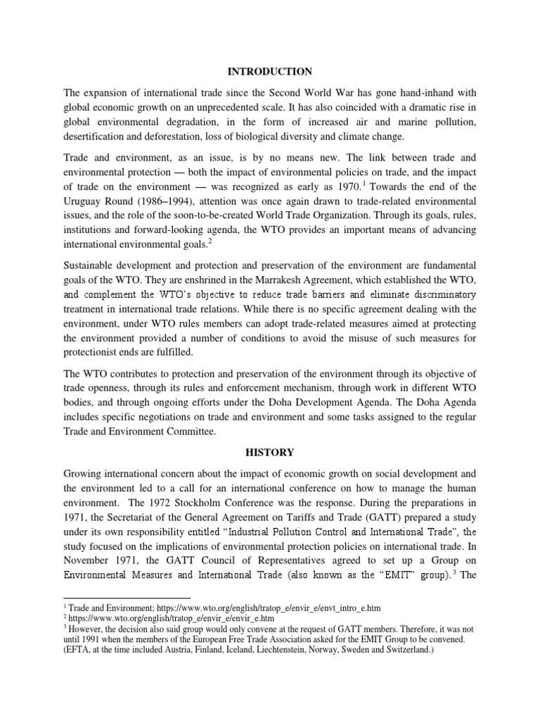 Itl Project | Download Free PDF | World Trade Organization ...