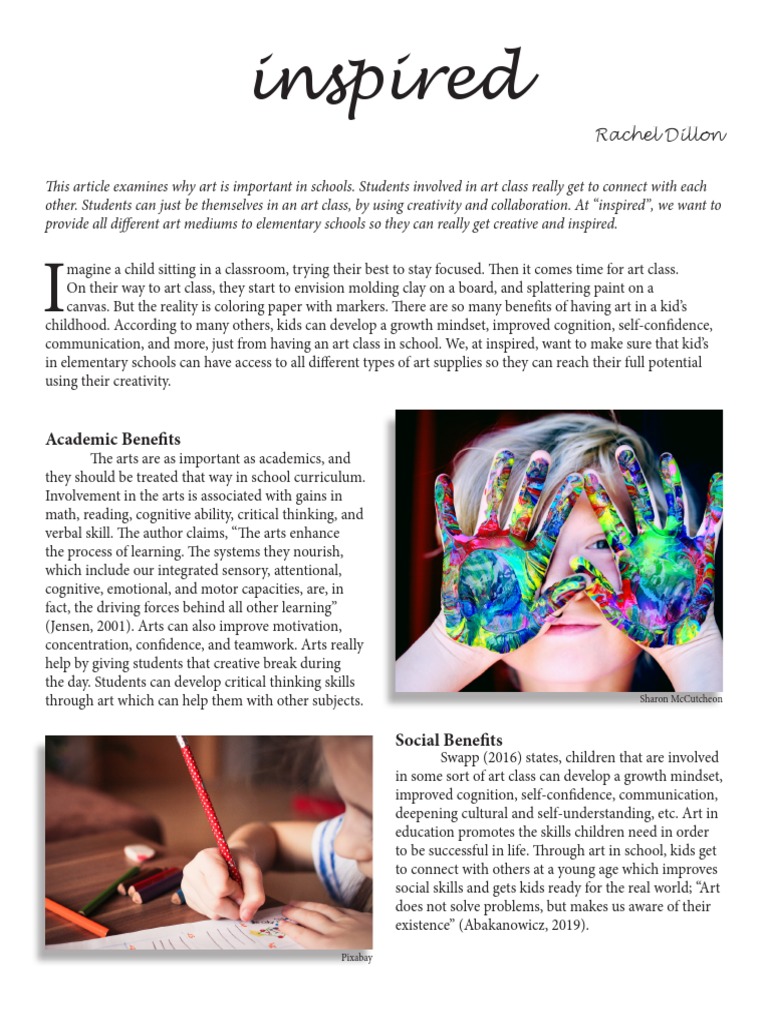 Dillon - Magazine Article-1 1 | PDF | Creativity | Thought