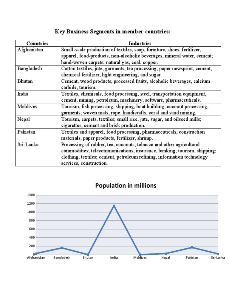 Key Business Segments in Member Countries | PDF | Jute | Textiles