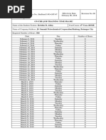 Ojt - DTR Sample Form | PDF