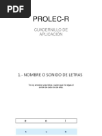 PROESC Normas de Aplicación, Corrección y Puntuación | PDF | Lingüística | Ciencia cognitiva