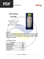 Ficha Técnica de Foltron Plus | PDF | Agua | Fertilizante